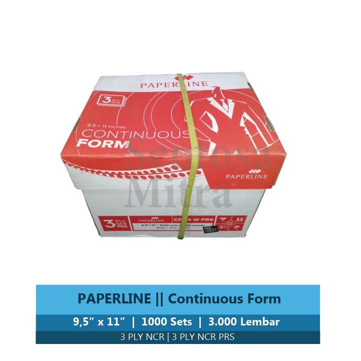 Jual Paperline Continuous Form Kertas Komputer 3 ply NCR PRS 9.5 x 11 ...