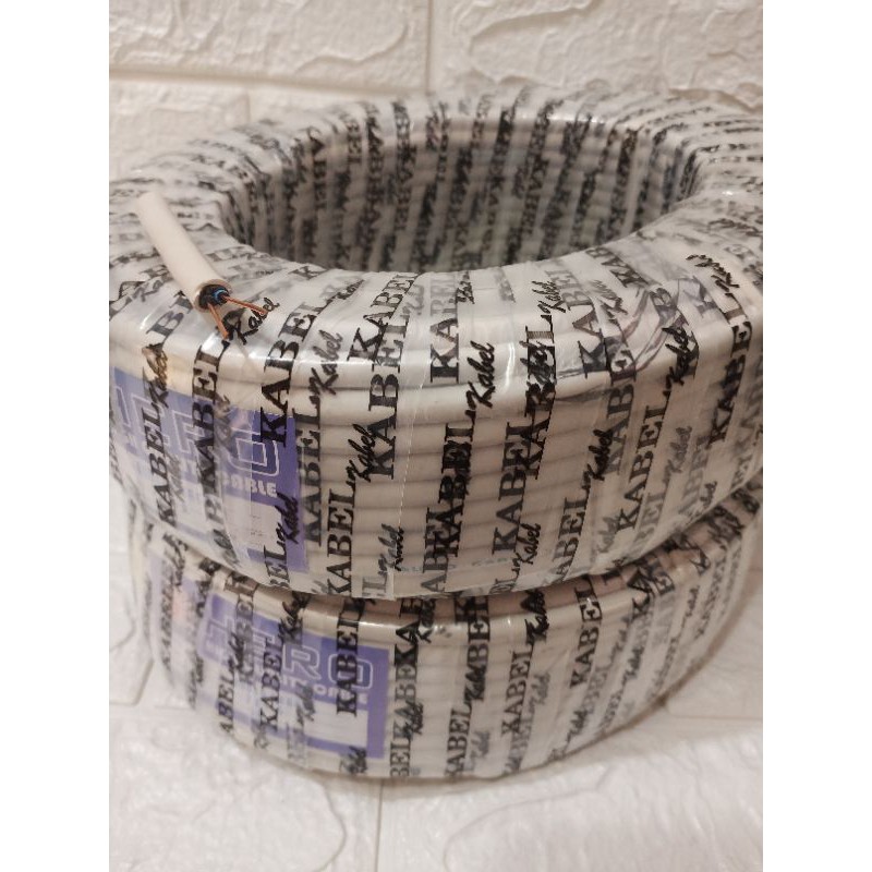 Jual Kabel tunggal 2x1,5 isi 50 meter rol/ kabel listrik 1 rol isi ...