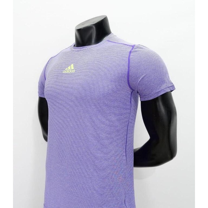 Jual Adidas Premium Dry Fit Strip Lilac | Shopee Indonesia