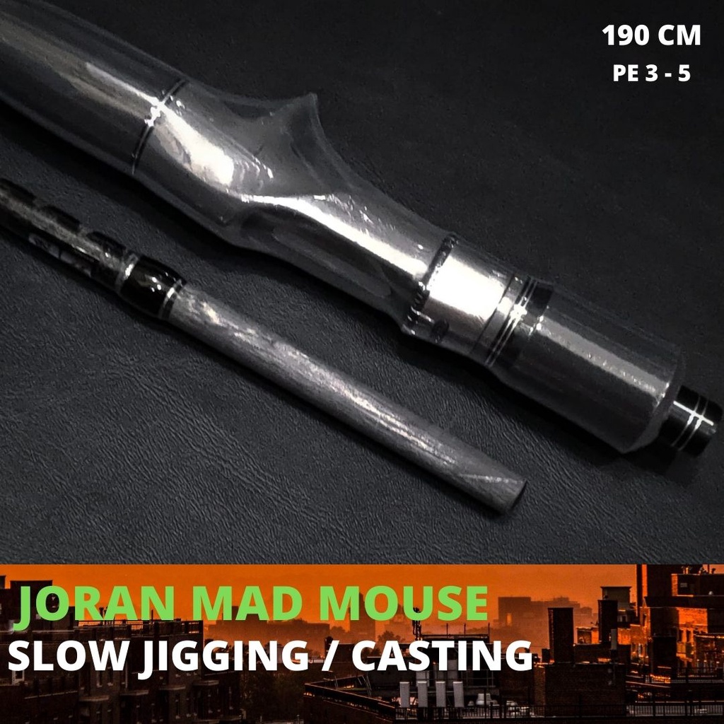 Jual JORAN SLOW JIGGING MAD MOUSE PE 3 - 5 reel OH | Shopee Indonesia