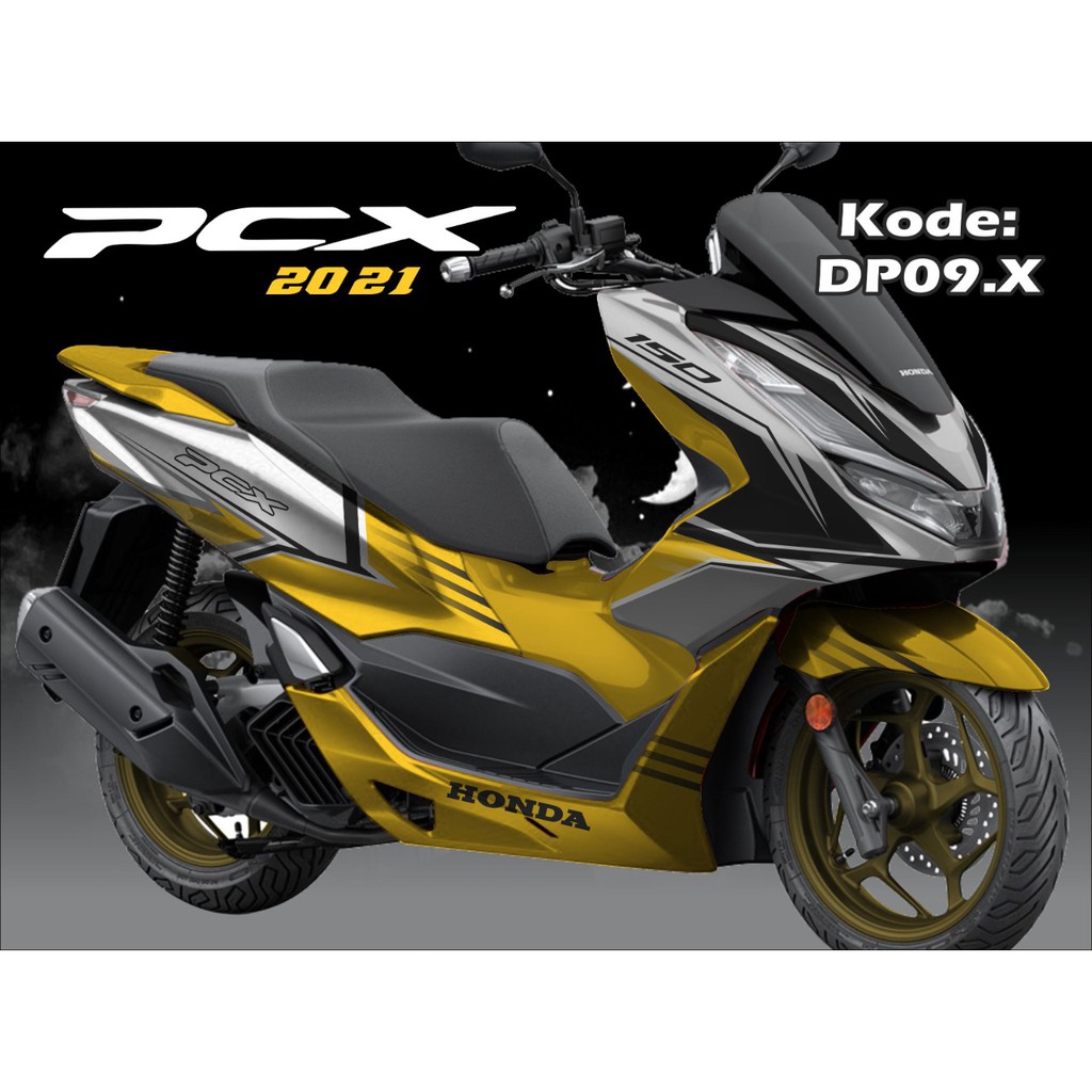 Jual decal pcx 2021 decal all new pcx 2021 facelift decal pcx 160 ...
