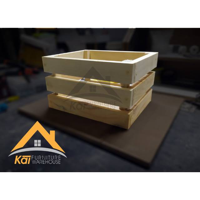 Jual Wood crate / krat kayu / kotak kayu | Shopee Indonesia