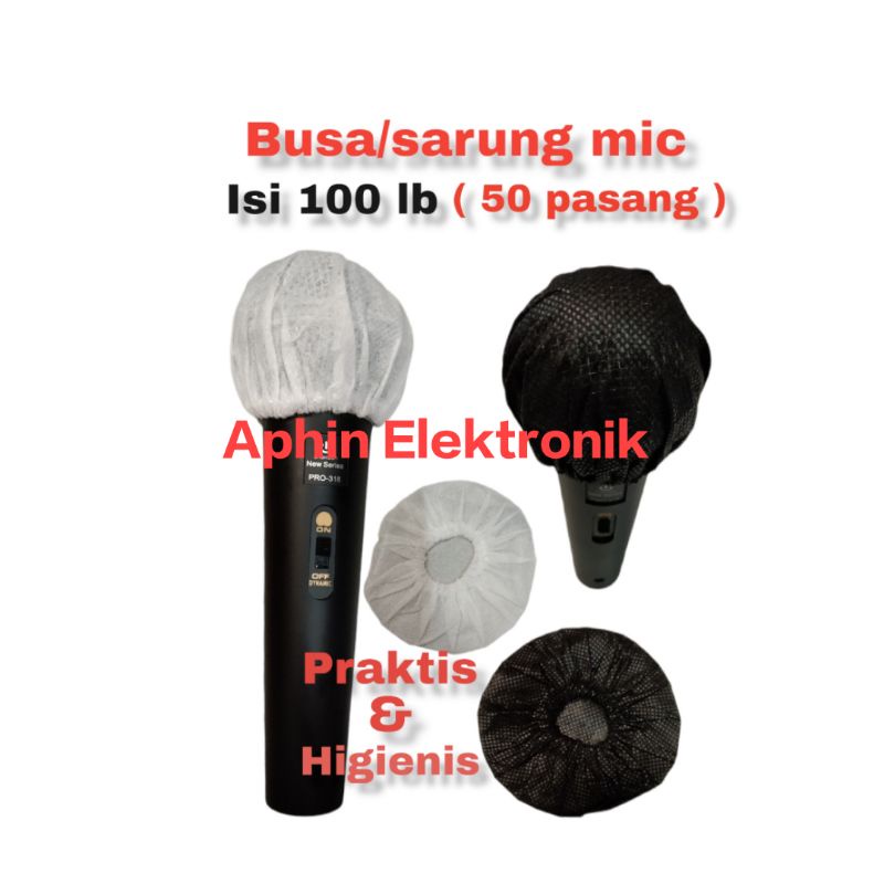 Jual Busa mic tipis 100 lb ( 50 PS ) Sarung mic tipis sekali pakai ...