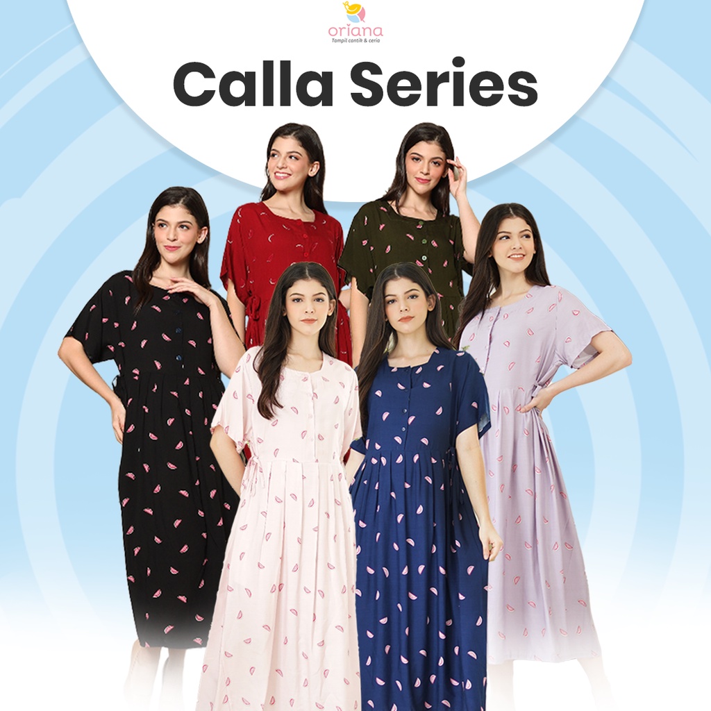 Jual Oriana Daster Busui Pendek Calla Series | Shopee Indonesia