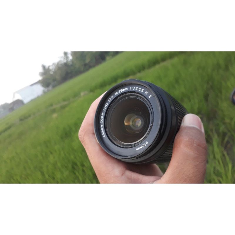 Jual LENSA KIT CANON 18 55mm IS II MULUS | Shopee Indonesia