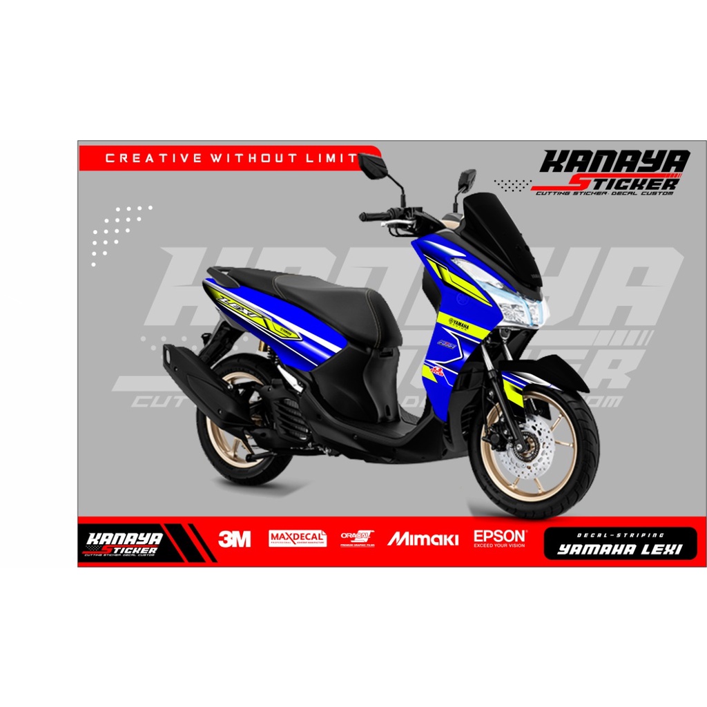 Jual DECAL YAMAHA LEXI / STICKER DECAL LEXI / STIKER LEXI / DECAL ...