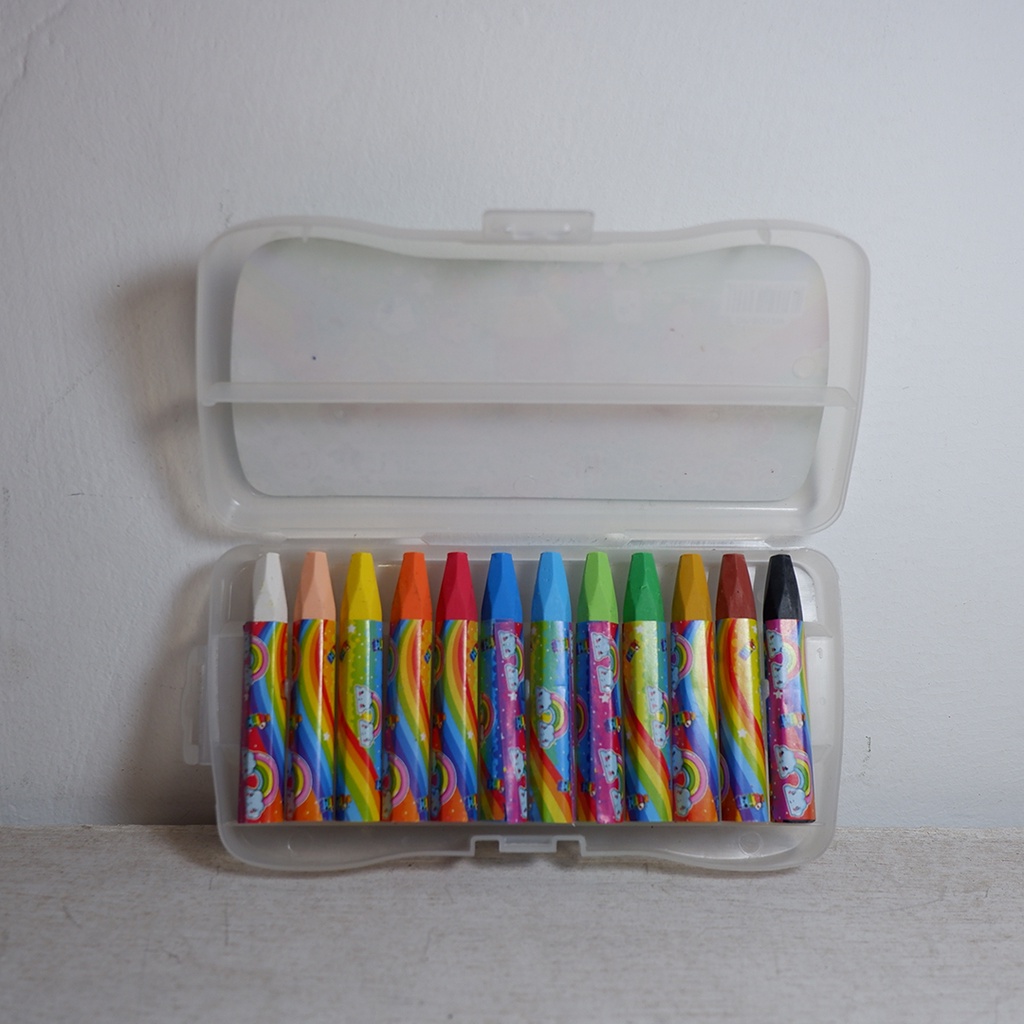 Jual Crayon Oil Pastel Murah Squeezy 12 Warna | Shopee Indonesia