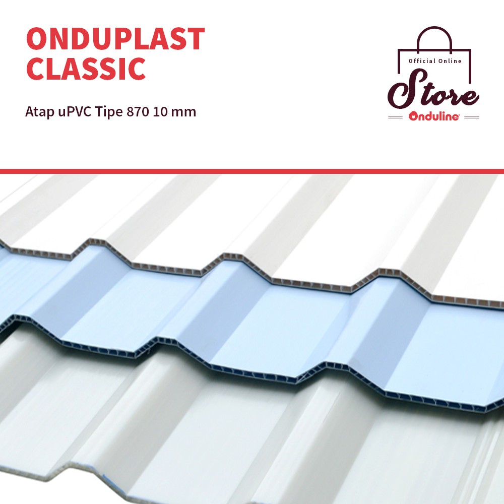 Jual Atap UPVC Onduplast CLASSIC UKURAN 4 METER | Shopee Indonesia