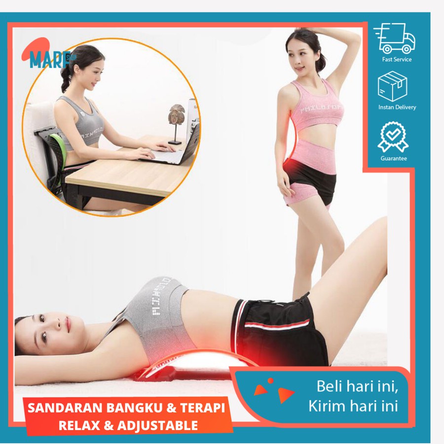 Jual SANDARAN BANGKU LUMBAR TERAPI SAKIT PINGGANG SANDARAN KURSI WFH RELAX | Shopee Indonesia