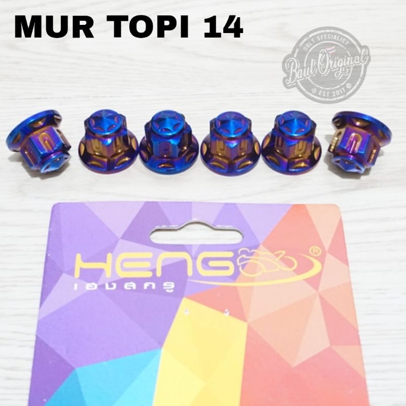 Jual mur 14 topi probolt new model star gear belimbing mur sok shock ...