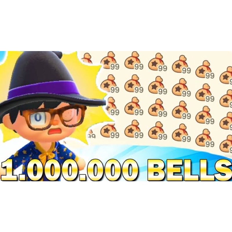 Jual Animal Crossing Game 1.000.000 Bells - Bell Nintendo Switch ACNH ...