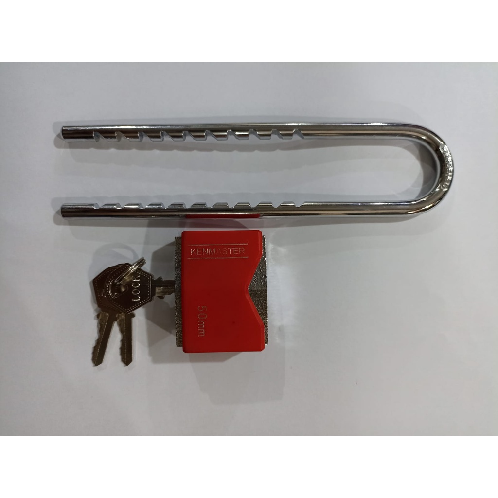 Jual KENMASTER MERAH Gembok 50 mm PANJANG ANTI CONGKEL POTONG PATAH ...
