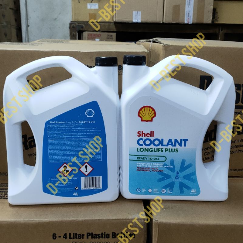 Jual Radiator Coolant Shell LongLife Plus 4 Ltr Original | Shopee Indonesia