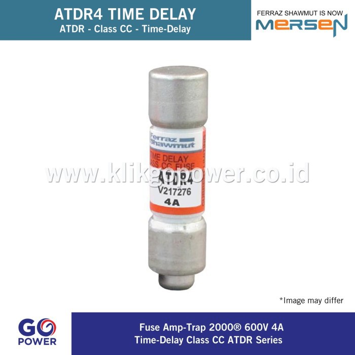 Jual FUSE AMP-TRAP MERSEN (FERRAZ SHAWMUT) 600V 4A ATDR4 | Shopee Indonesia