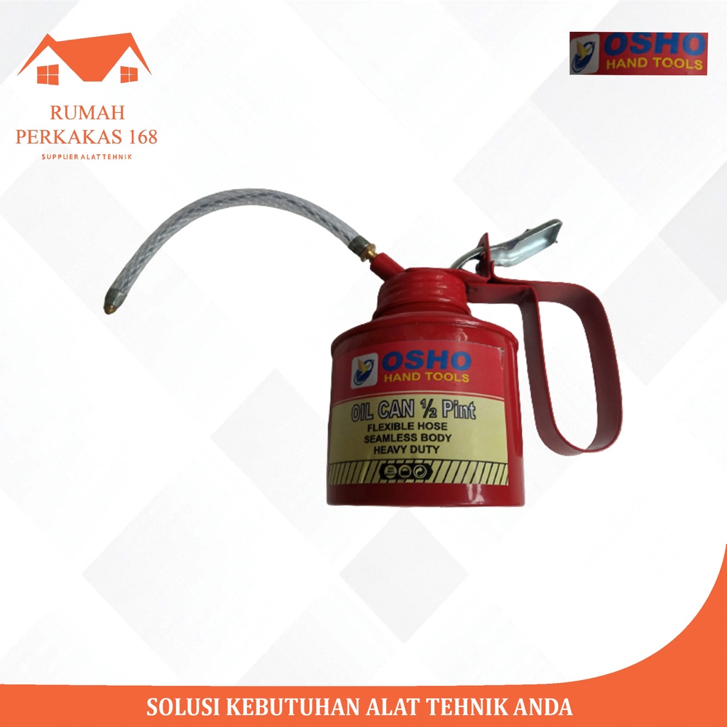 Jual Oil Can / Kaleng Oli / Wadah Oli / Tempat Oli 1/2 Pint 500cc OSHO ...