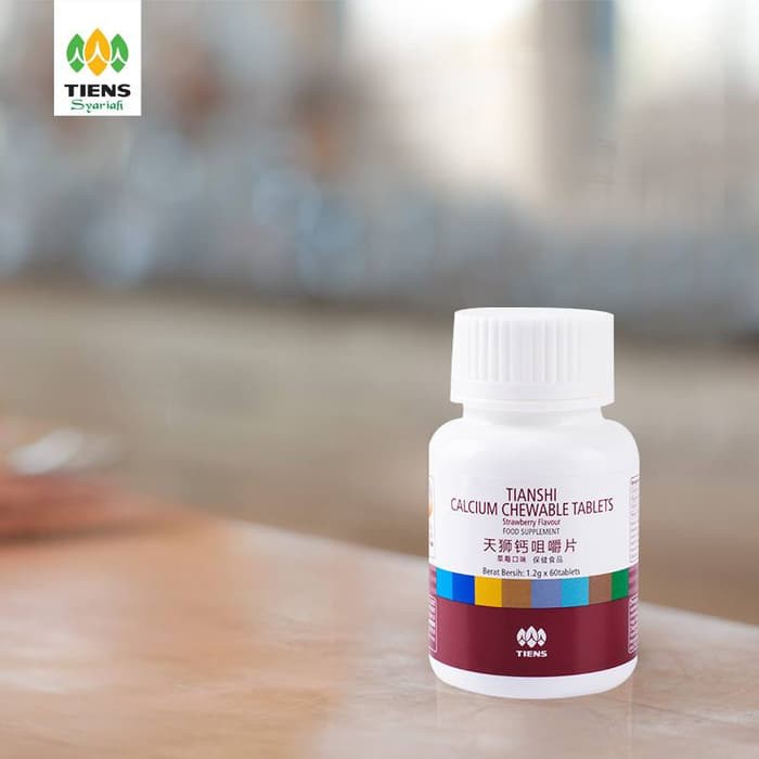 Jual Calcium Chewable Tiens Tianshi | Kalsium Tablet Hisap Segala Usia ...