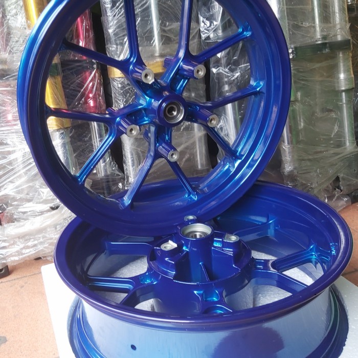 Jual VELG VROSSI COBRA NINJA 250 FI LEBAR BIRU CANDY | Shopee Indonesia