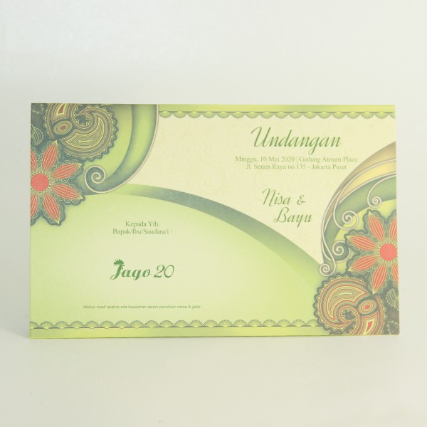 Jual Kartu Undangan Pernikahan atau Kertas Undangan atau Blangko ...
