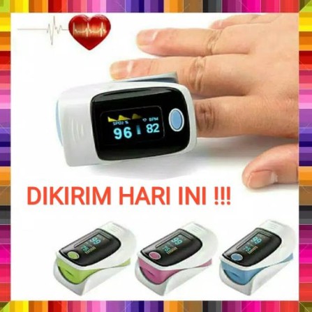 Jual Pengukur Detak Jantung - Nadi - Kadar Oksigen - Pulse Oxymeter ...