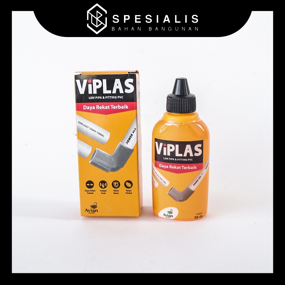 Jual Lem Pipa & PVC 55 gram ViPLAS | Shopee Indonesia