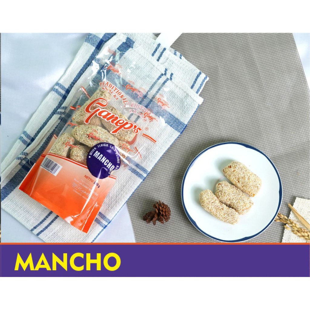 Jual Kue Mancho Selimut Wijen Jajanan Istimewa Ganeps Traditional Snack ...