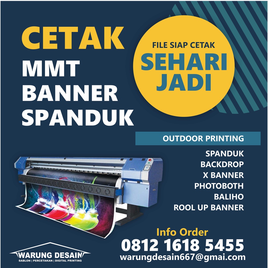 Jual Cetak MMT, Banner, Spanduk. Sehari jadi!! | Shopee Indonesia
