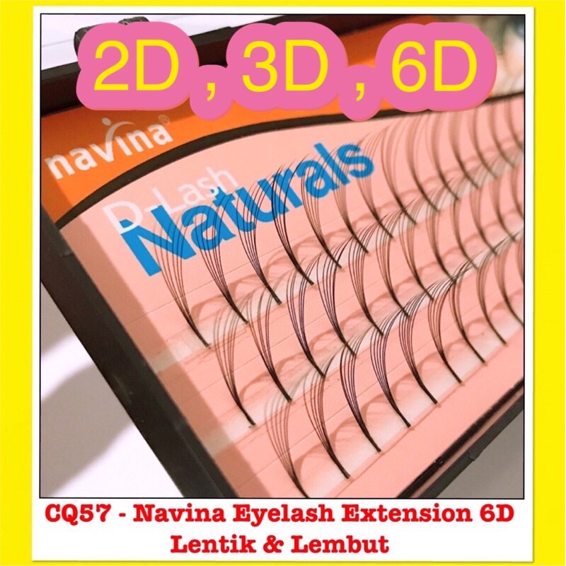 Jual CQ57 - Navina 6D Eyelash Extension Bulu Mata Palsu 6D 3D NAVINA ...