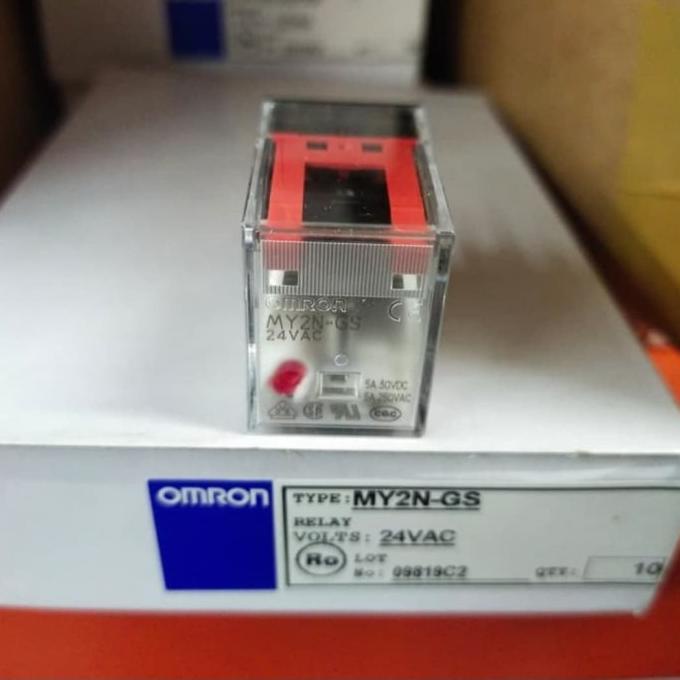 Jual RELAY MY2N-GS 24V AC OMRON/ NEW ORI | Shopee Indonesia