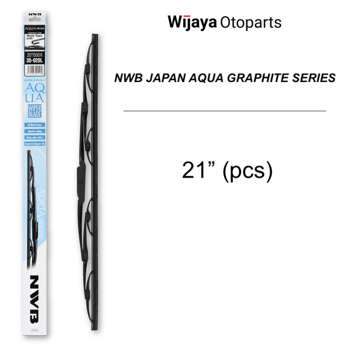 Jual Wiper Mobil Ukuran 21 NWB Aqua Graphite Japan - Satuan | Shopee Indonesia