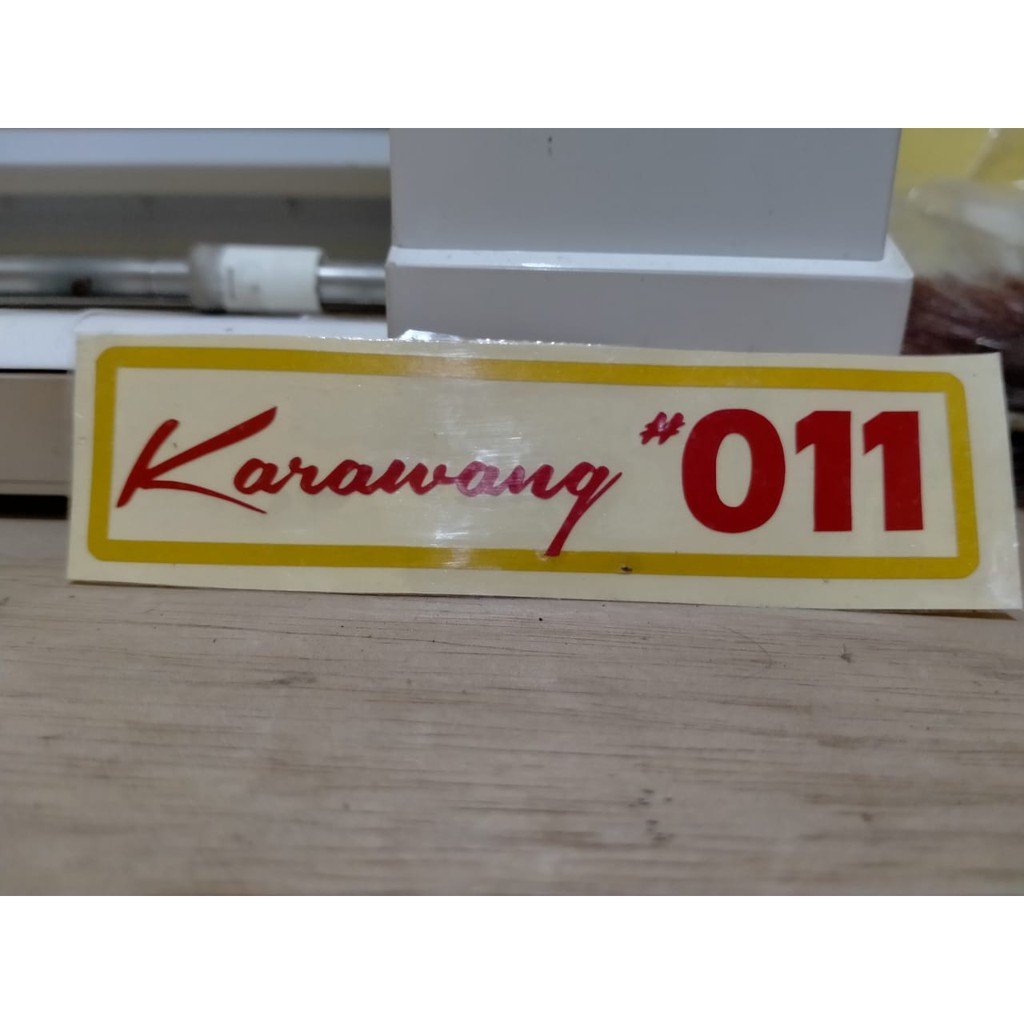 Jual Cutting Sticker / custom sticker / sticker nama sendiri / | Shopee ...