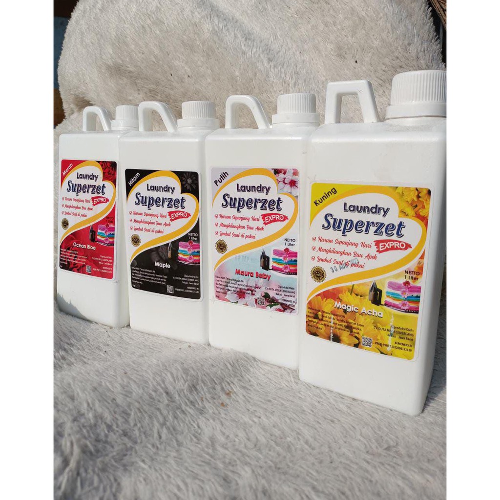 Jual PEWANGI LAUNDRY SUPERZET 1 LITER | Shopee Indonesia