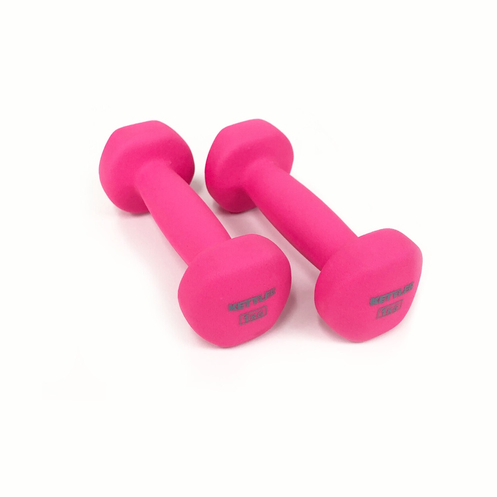 Jual KETTLER Neoprene Dumbell Pink 701-000 (2kg-pair) | Shopee Indonesia
