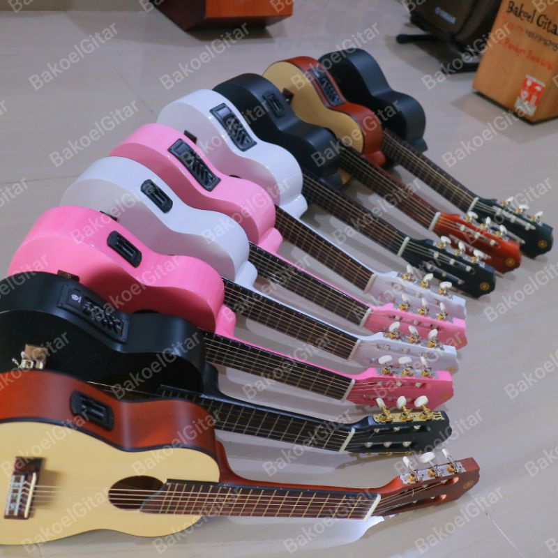 Jual Gitar Lele / Gitar mini / ukulele senar 6 / gitar kecil Elektrik ...