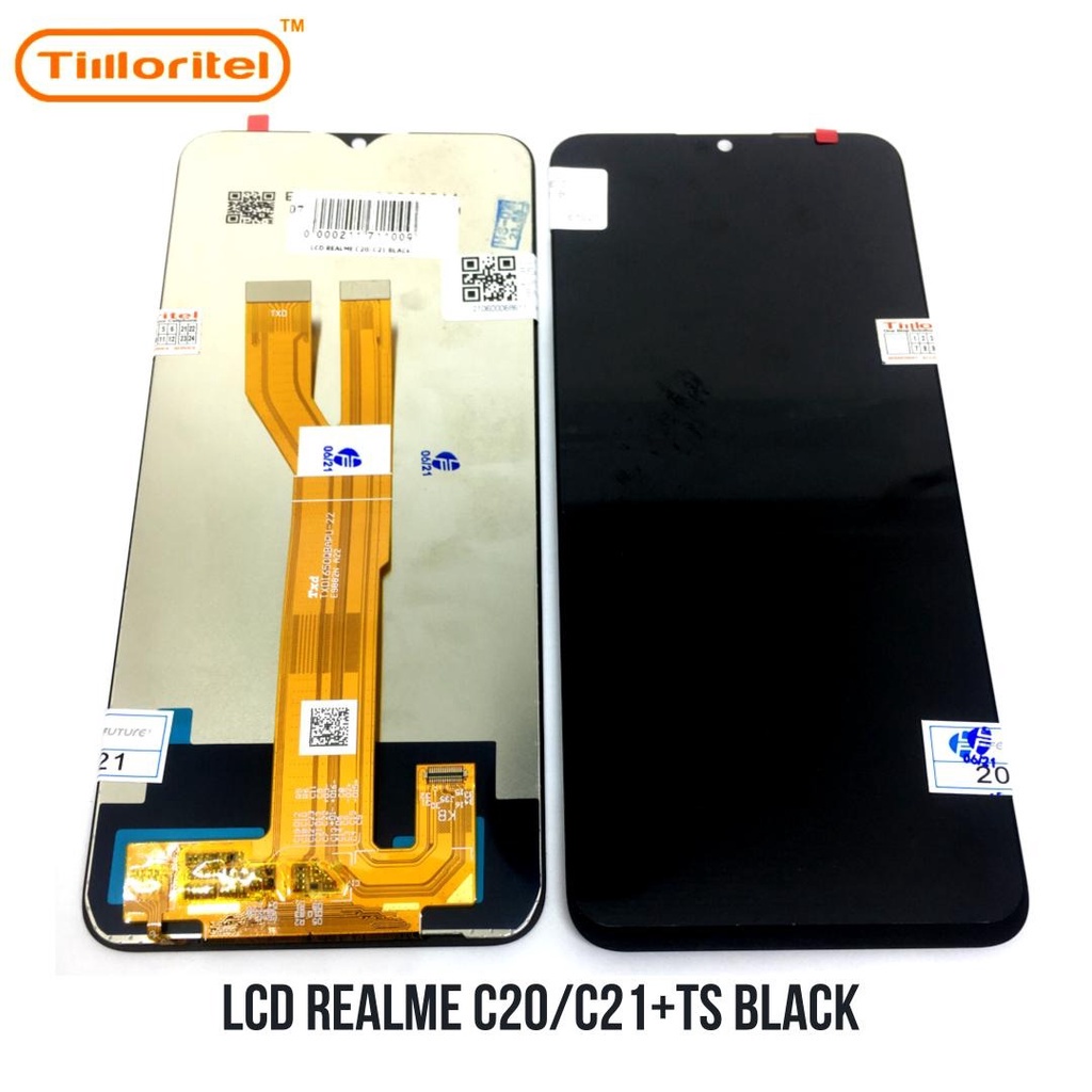 Jual LCD TOUCHSCREEN REALME C20 / C21 / C11 2021 BLACK | Shopee Indonesia