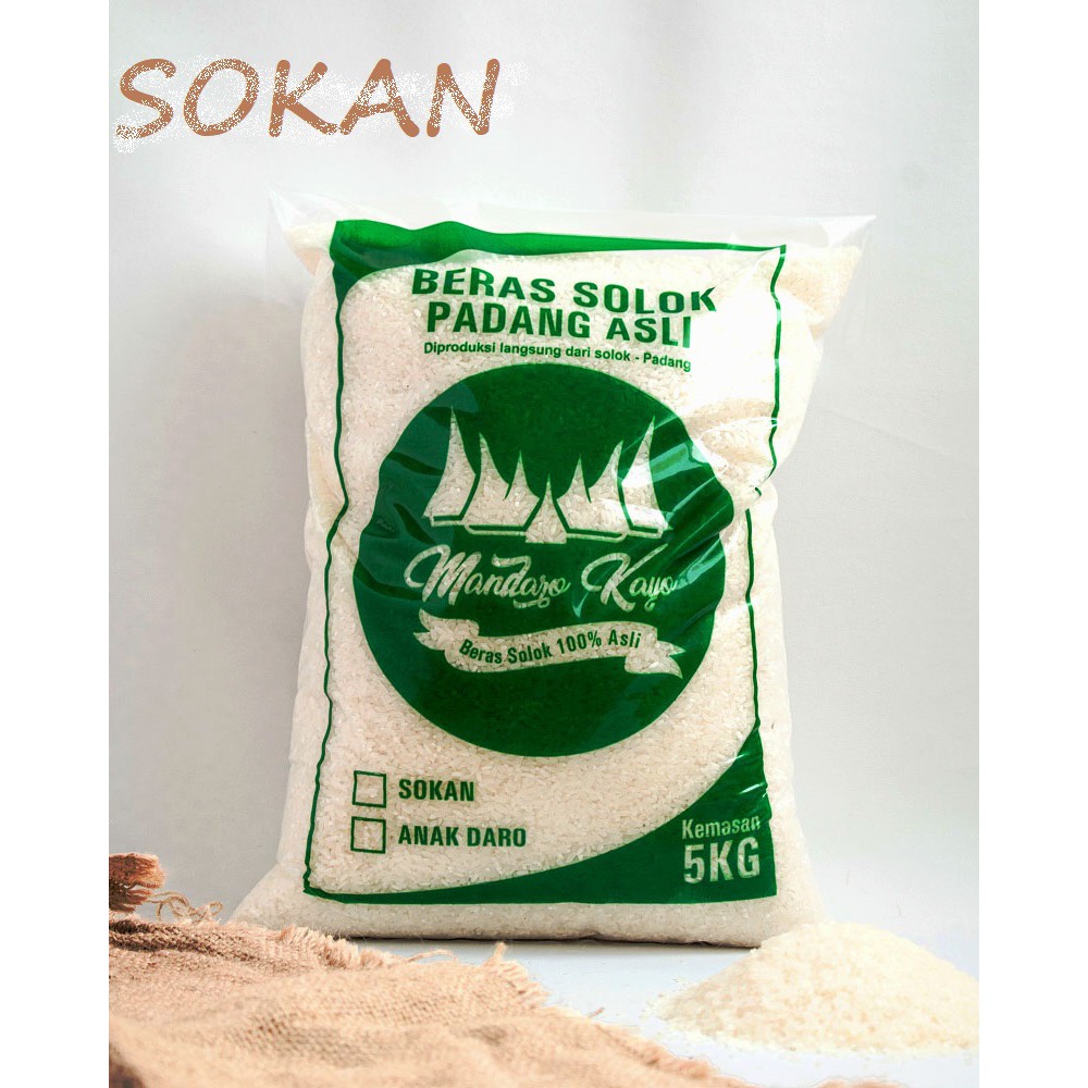 Jual Beras Padang Solok - Sokan 5kg | Shopee Indonesia