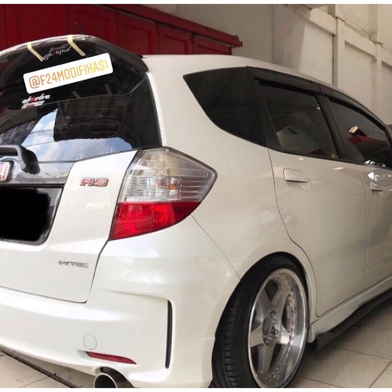 Jual spoiler spoon jazz ge8 carbon kevlar | Shopee Indonesia