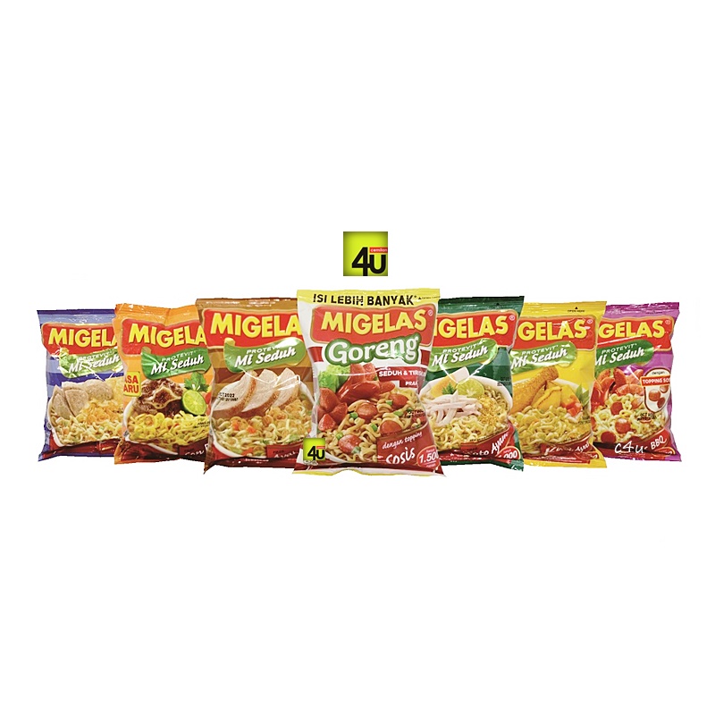 Jual Migelas - Healthy and Practical Instant Noodle - 1 bks | Shopee ...