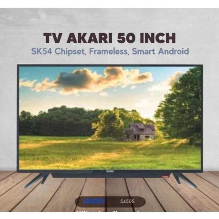 Jual LED TV Akari AT 5450S / AT5450S 50 Inch Digital Android Smart TV ...