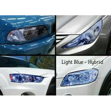 Jual Sticker Headlamp Headlight Sticker Lampu Mobil Motor Blue Hybrid ...