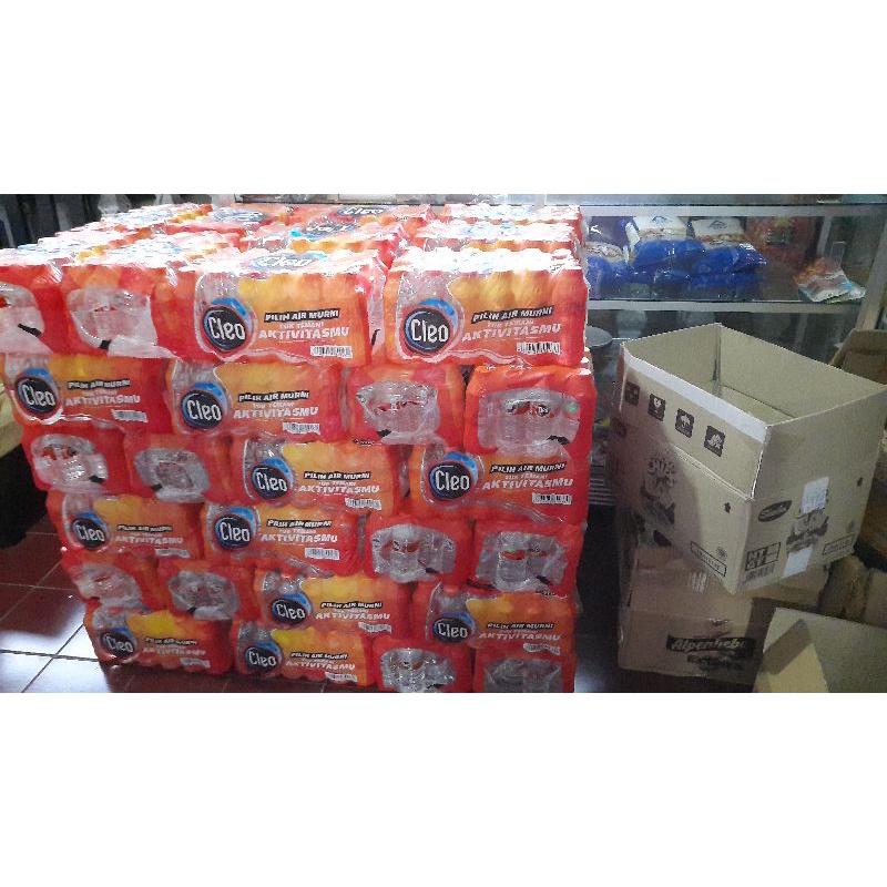 Jual cleo air murni 220ml isi 24pcs | Shopee Indonesia