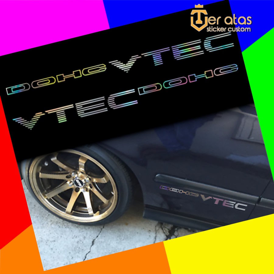 Jual STICKER MOBIL VTECH DOCH / DOCH VTECH HONDA | Shopee Indonesia