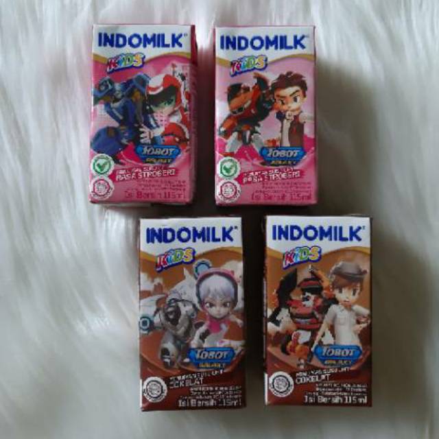 Jual Susu UHT Indomilk Kids Rasa Cokelat/Strawberry 115ml | Shopee ...