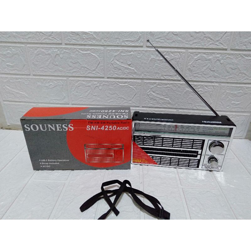 Jual Radio Rodja SOUNESS SNI-4250 AM FM Radio AC/DC | Shopee Indonesia
