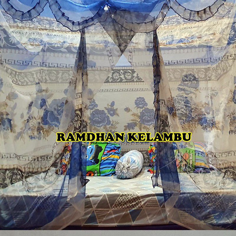 Jual Kelambu Nyamuk Motif Bunga Premium Jumbo 180x200 | Shopee Indonesia