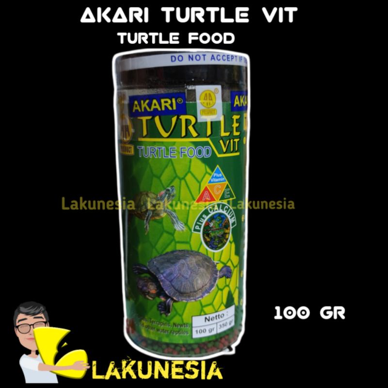 Jual Pelet Pakan Makanan Kura Kura Turtle Food Akari Turtle Vit Food ...