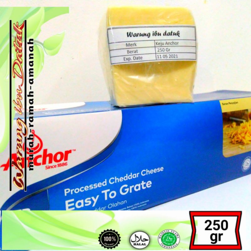 Jual Keju ANCHOR | ANCHOR CHEDDAR CHEESE 250g | Shopee Indonesia