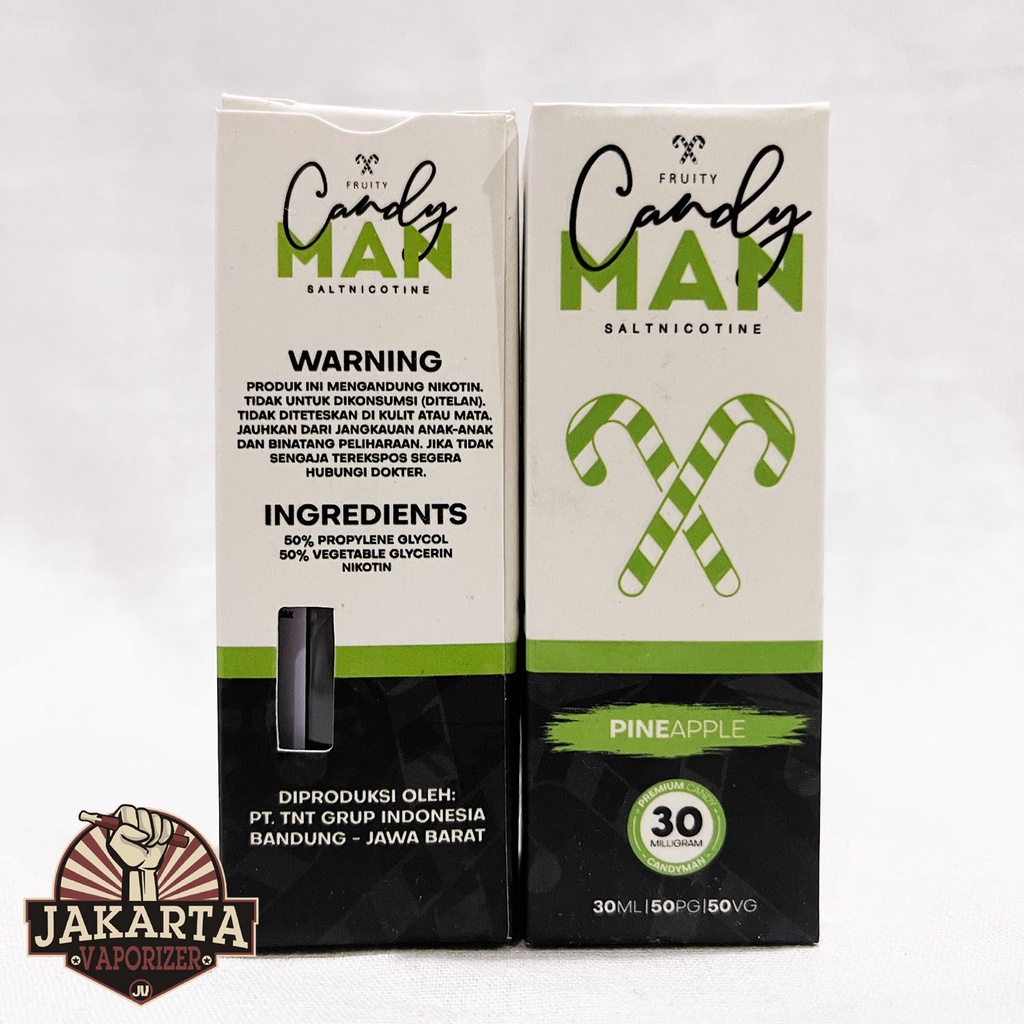Jual [SALT] CANDY MAN PINEAPPLE CANDY 30ML 30MG CANDYMAN LIQUID FVS X ...