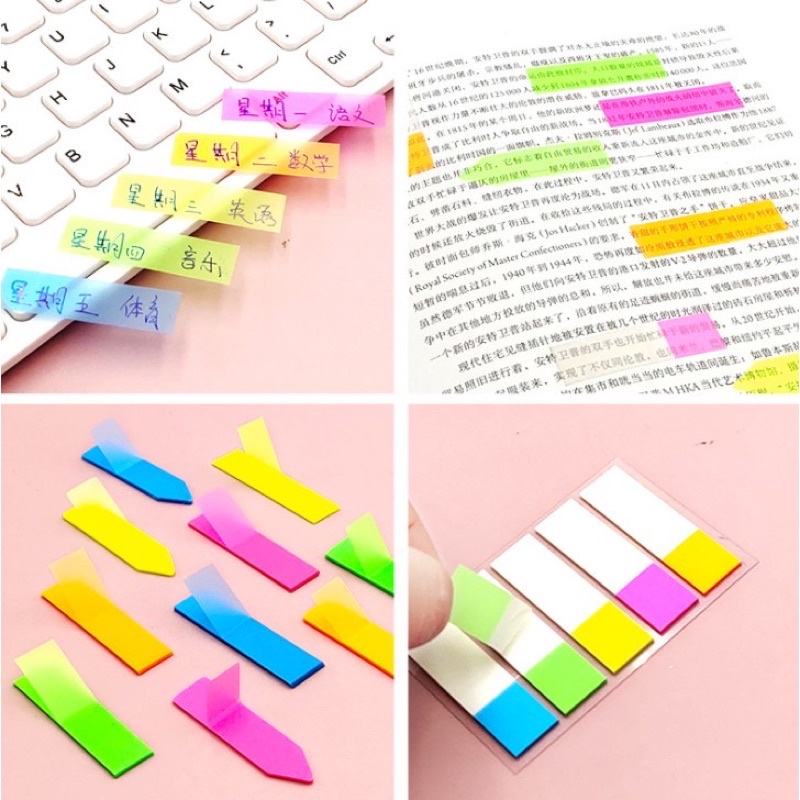 Jual [BISA COD] Sticky notes color arrow memo post pencil Catatan ...