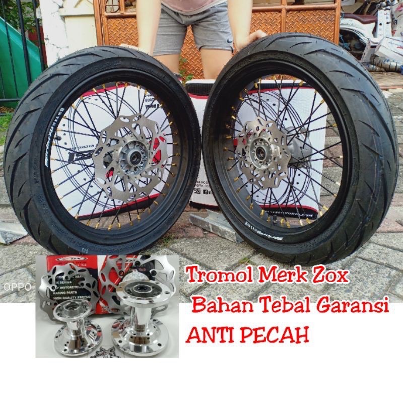 Jual Velg Supermoto KLX 150 D-TRACKER / SEPAKET VELG SET SUPER MOTO KLX ...