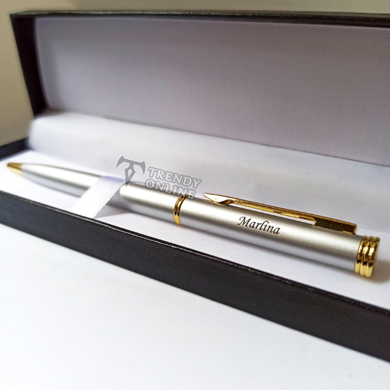Jual Pulpen Exclusif FREE GRAFIR Nama, Pulpen + Box Bonus Cetak Nama ...